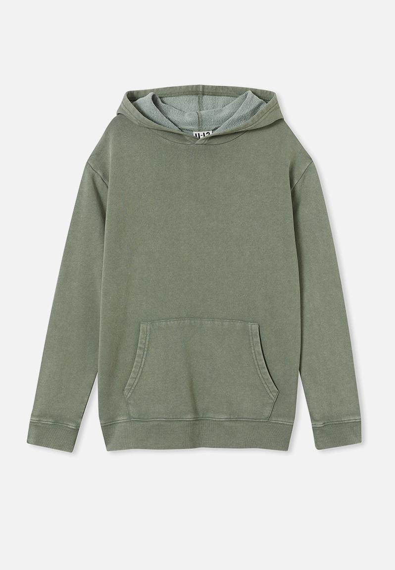 Mikki hoodie - swag green snow wash
