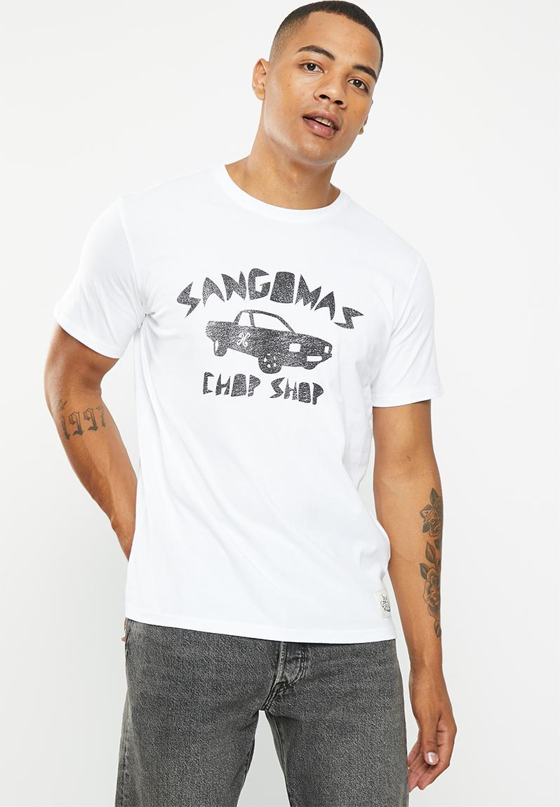 Sangomas short sleeve tee - white