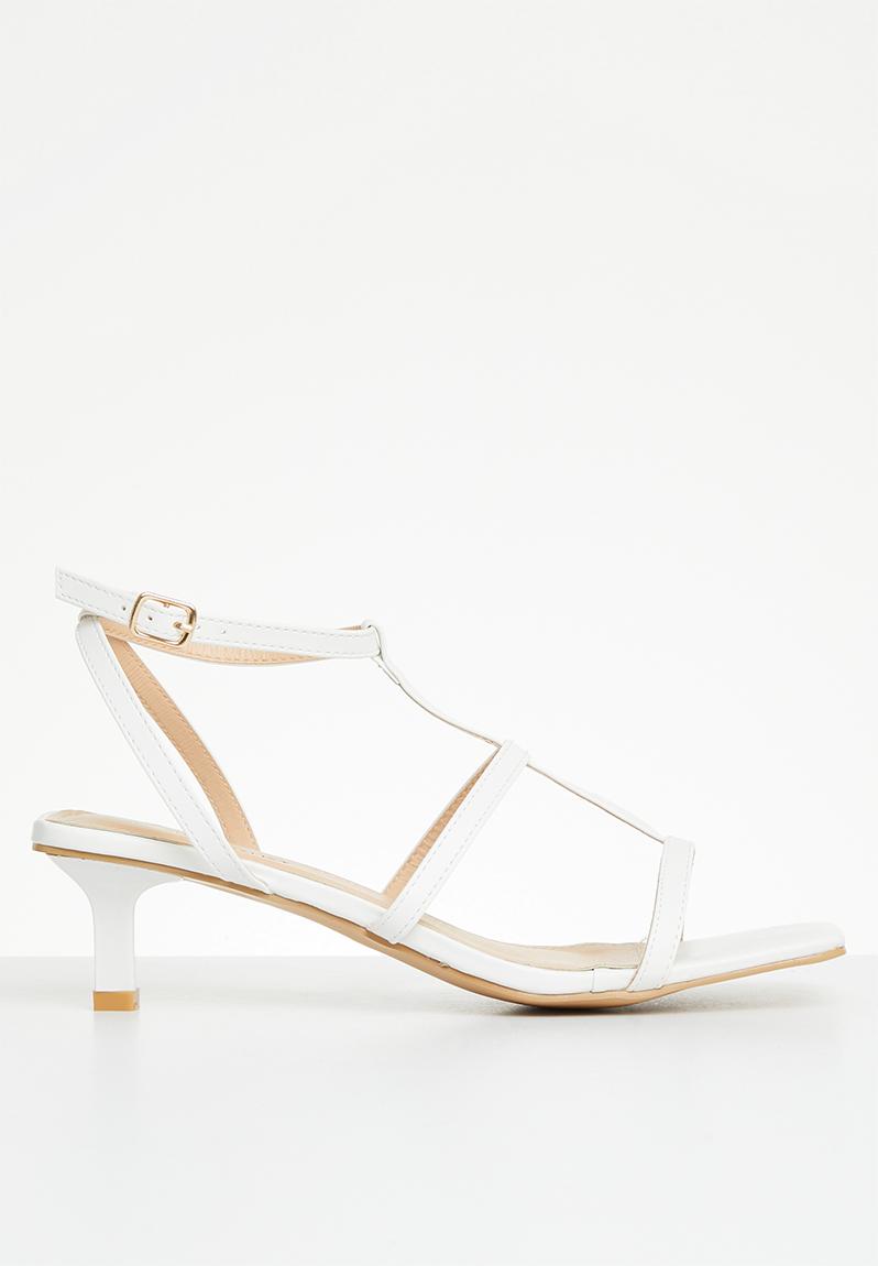 Aubrey anklestrap heel - white Superbalist Heels | Superbalist.com