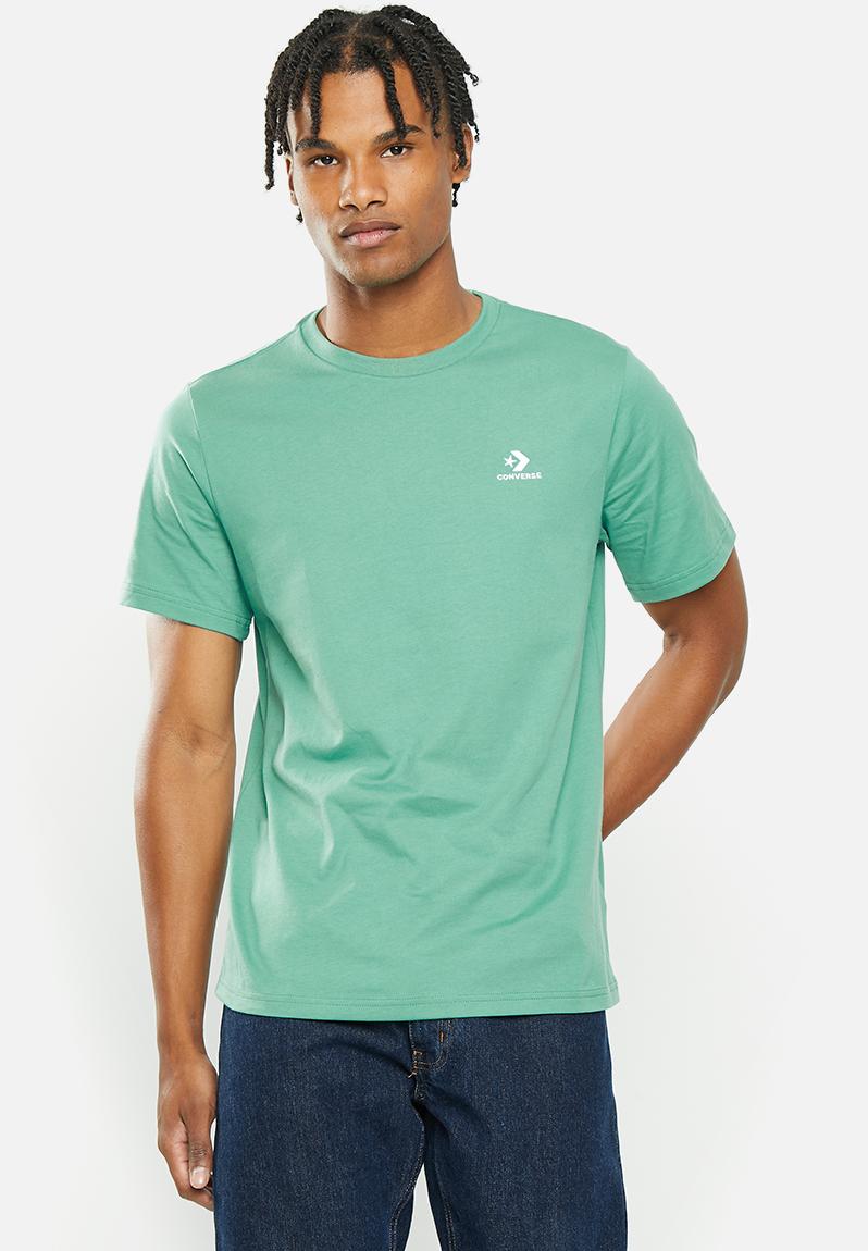Converse go-to embroidered star chevron tee-teal