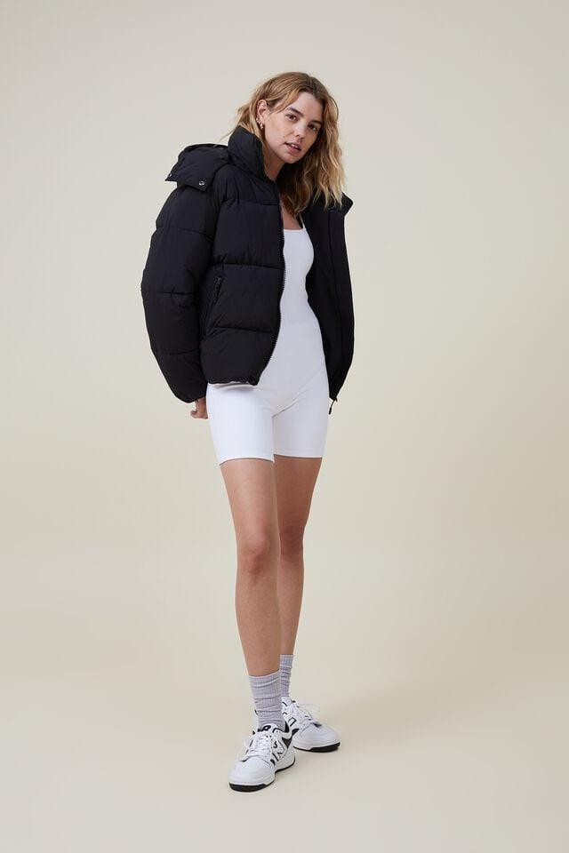 The recycled mother puffer jacket 3.0 - black