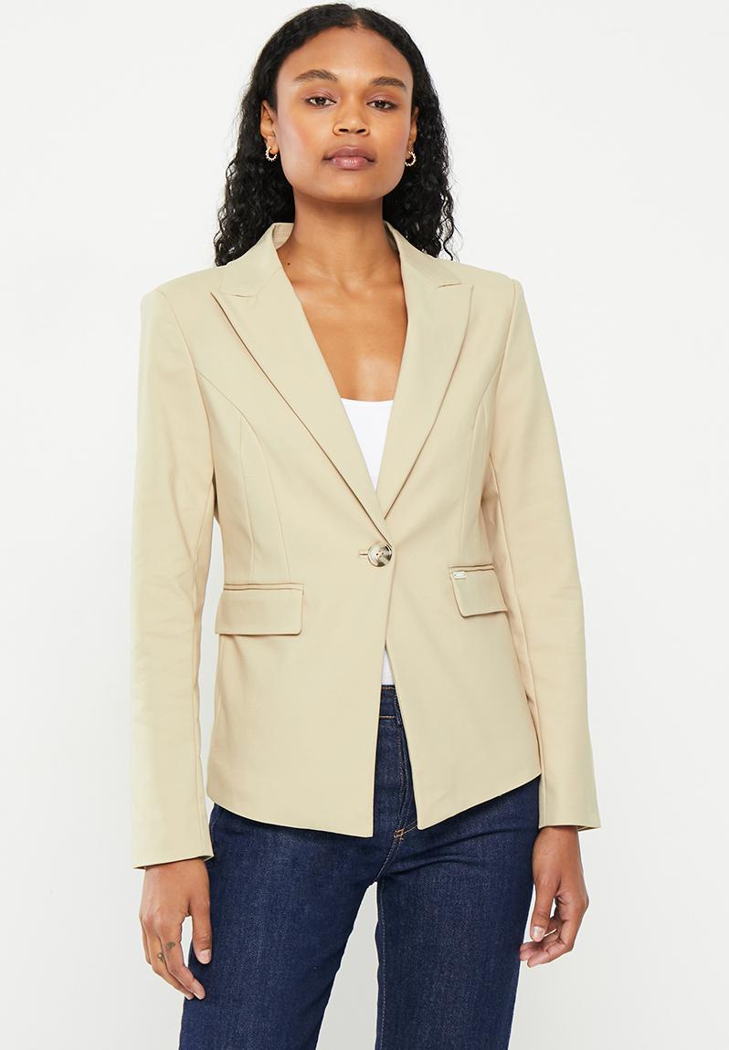 Tailored blazer - stone Pringle of Scotland Jackets | Superbalist.com