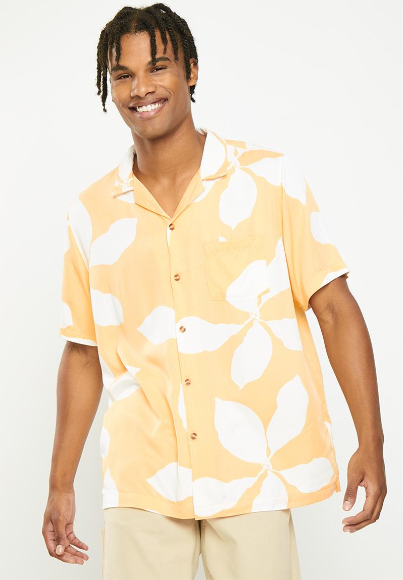 Riviera short sleeve shirt - yellow resort Cotton On Shirts ...