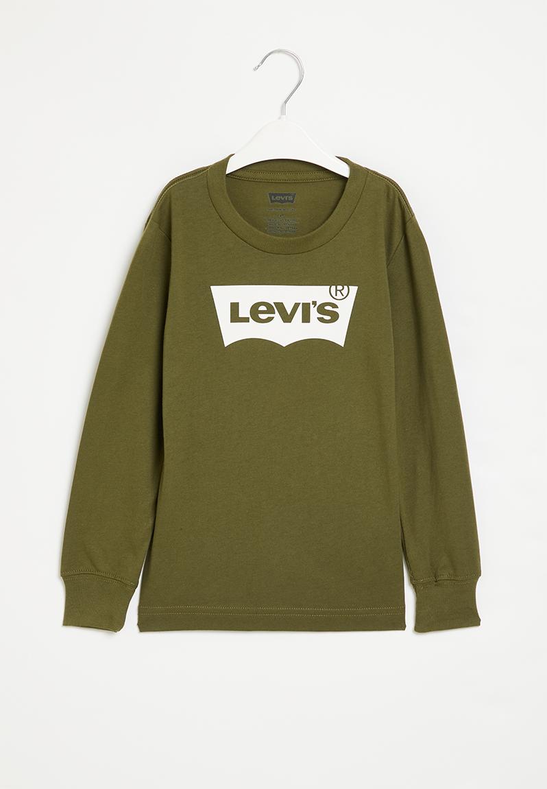Lvb ls batwing tee - dark olive3 Levi’s® Tops | Superbalist.com