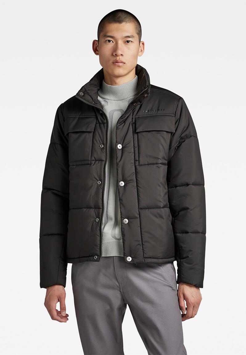 Foundation padded jacket - dk black