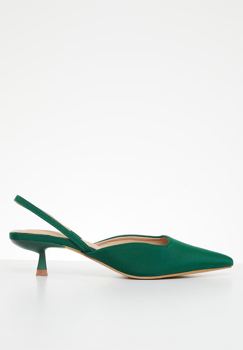 Lillian slingback heel - green