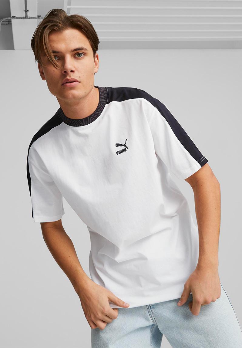 T7 trend 7etter tee - puma white