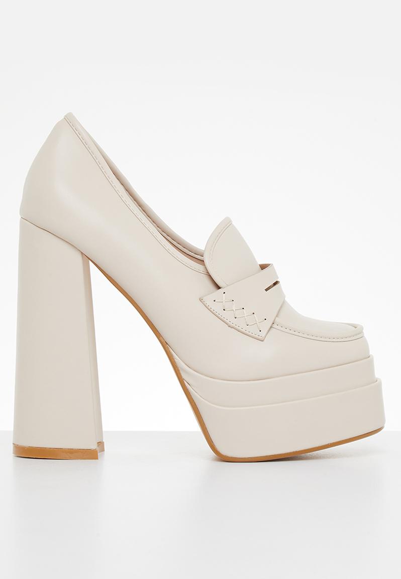 Brenta platform heel - beige