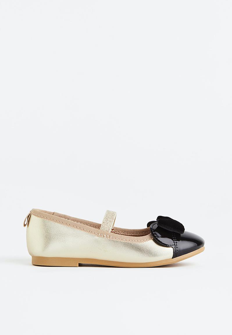 Glittery ballet pumps - gold-coloured/minnie mouse - 1087579003 H&M ...
