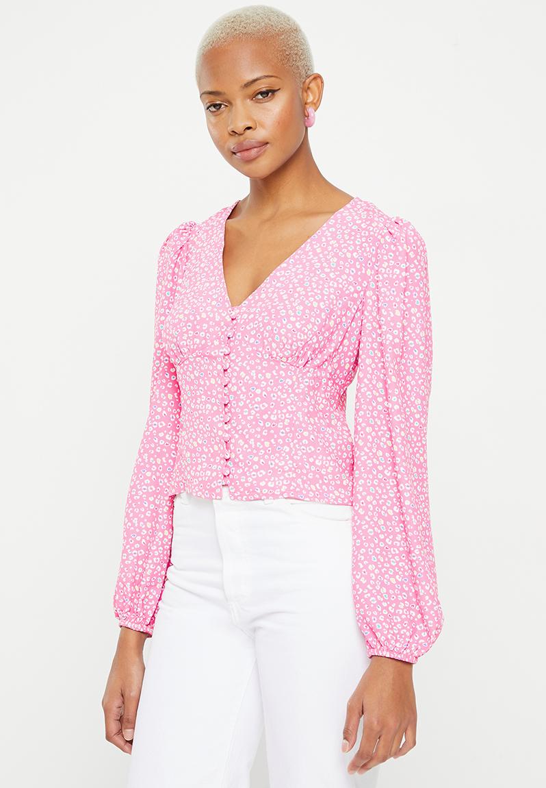 Dainty animal blouse - pink