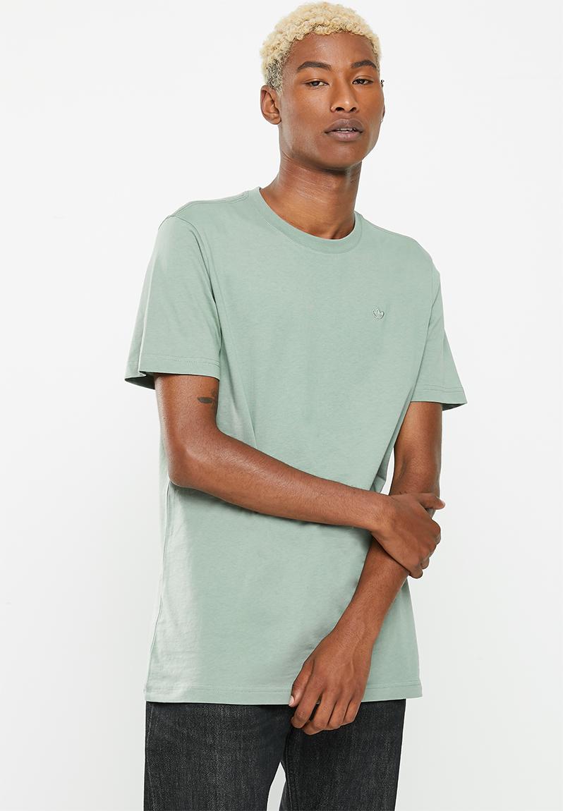 Essential trf tee m - silver green