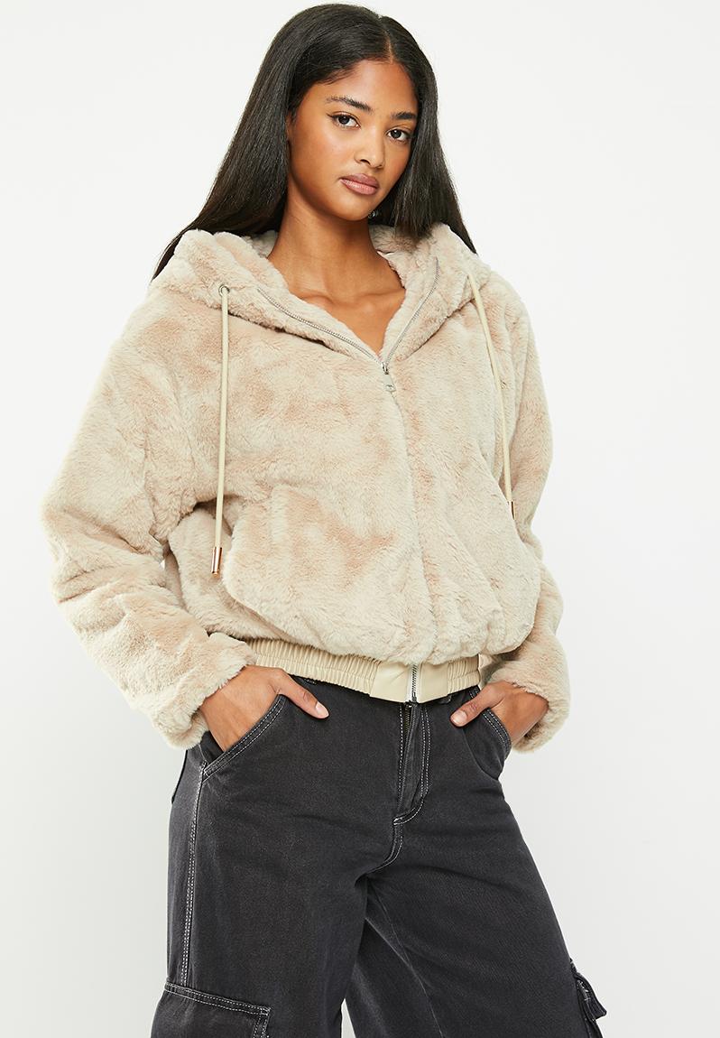 Fur jacket - tan