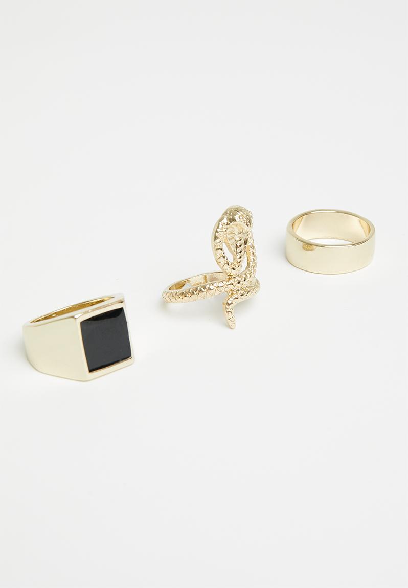 Cameron ring set - gold Superbalist Men's Accessories | Superbalist.com