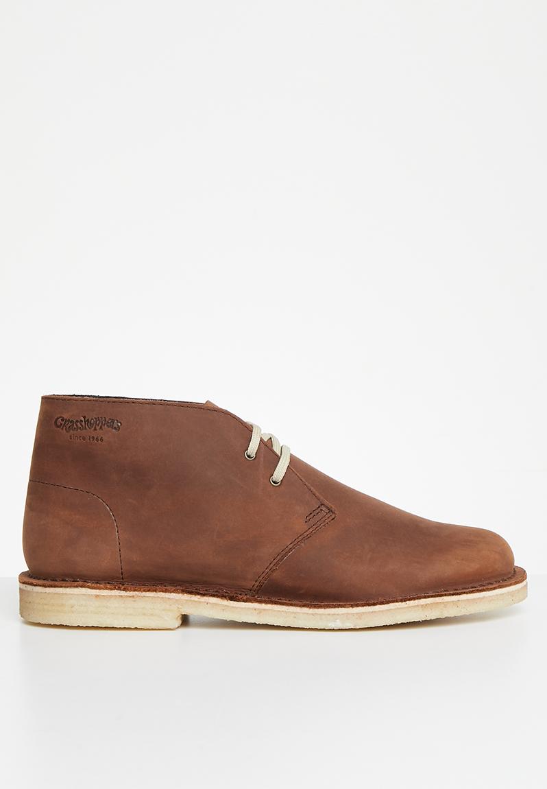 Carson leather boot - red brown