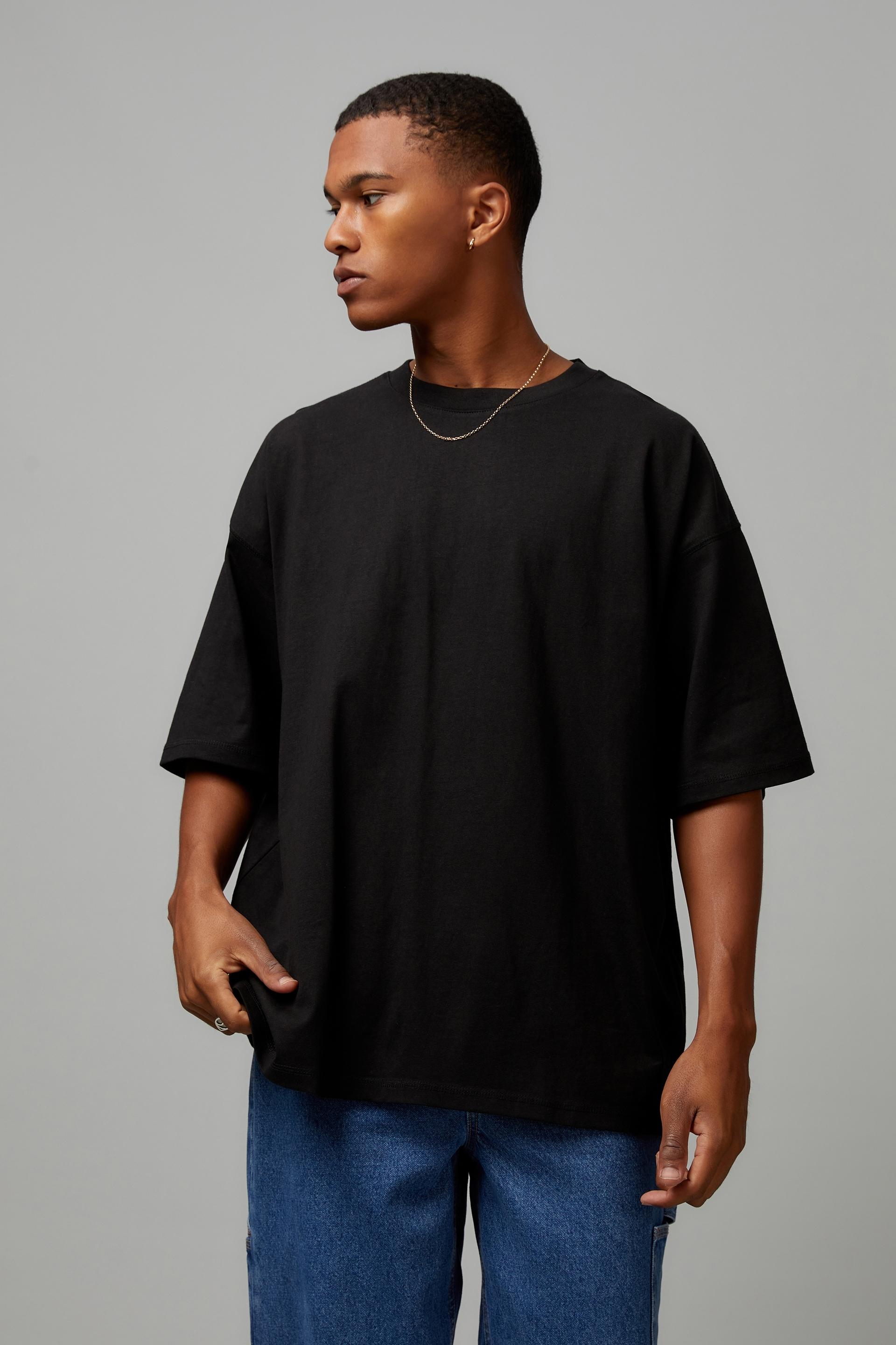 The box fit T-shirt - black