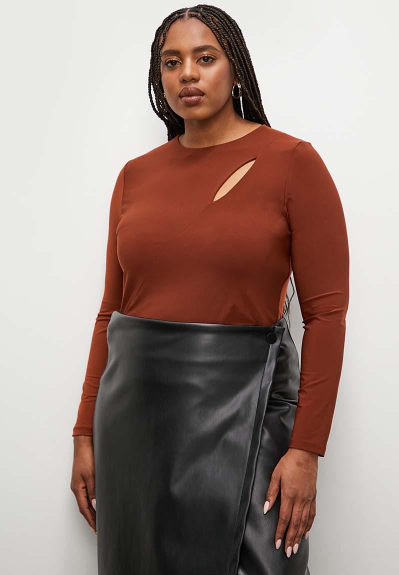 Plus cut out top - fire brick Superbalist Tops | Superbalist.com