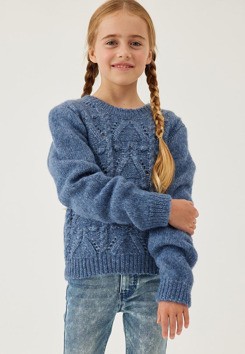 Lisa jumper - petty blue marle