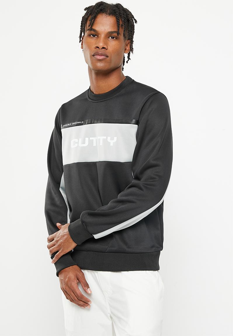 Smith crew neck sweatshirt - black