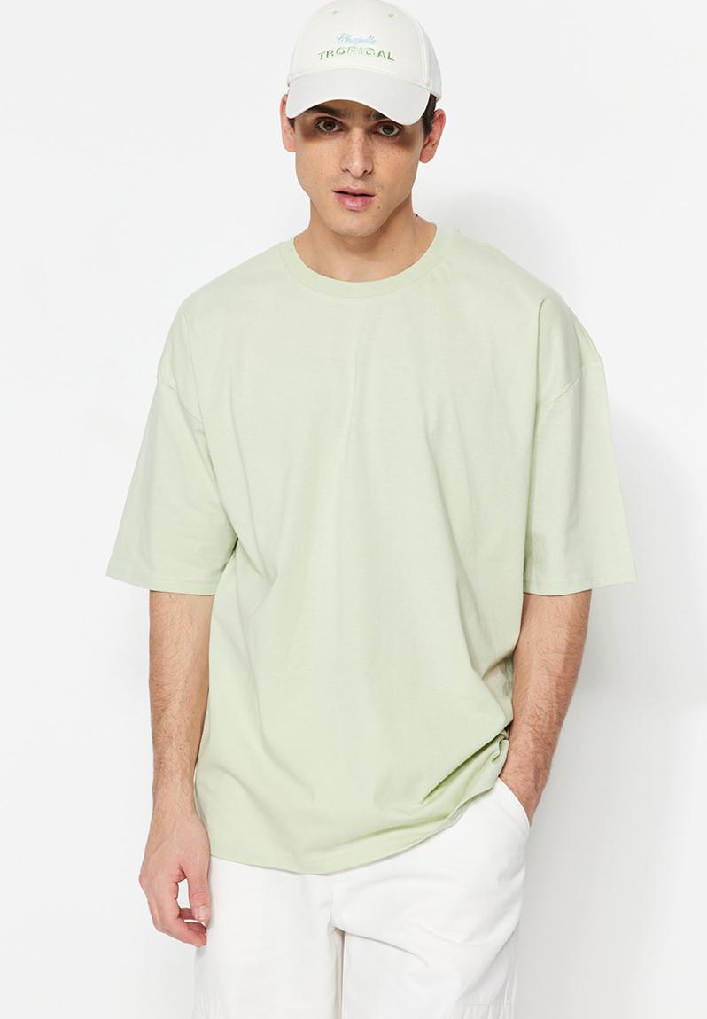 Relaxed oversized T-shirt - mint