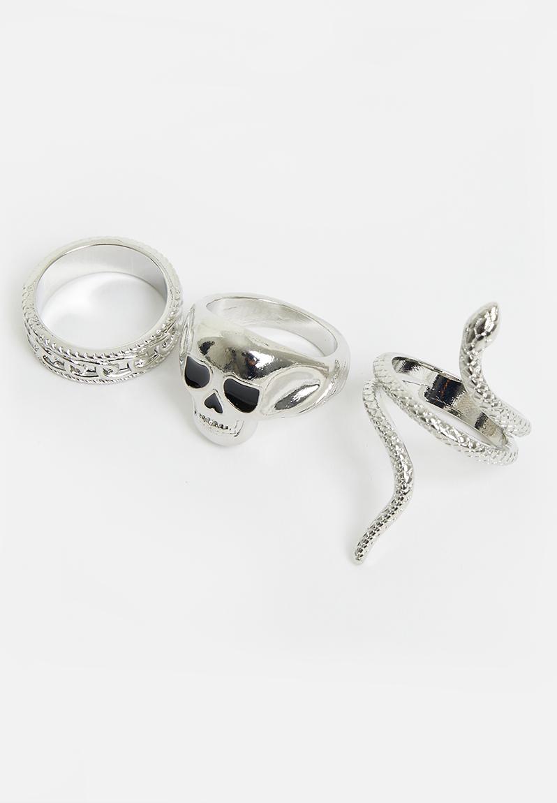 Noel ring set - silver Superbalist Men's Accessories | Superbalist.com