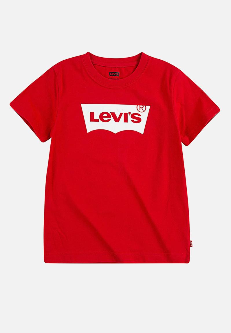 Lvb batwing graphic tee - super red