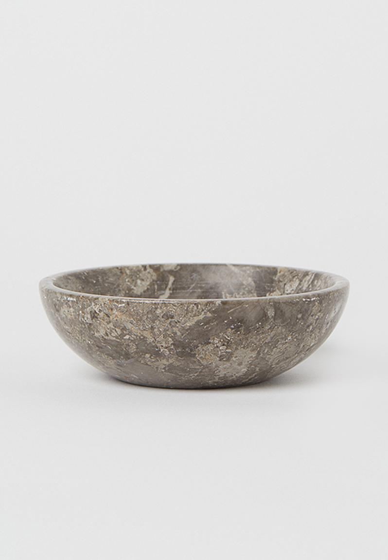 Marble salt bowl - grey/marble-patterned - 0988110001