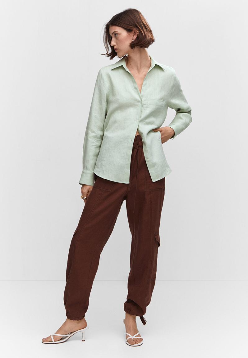 Shirt samara - light green MANGO Shirts | Superbalist.com