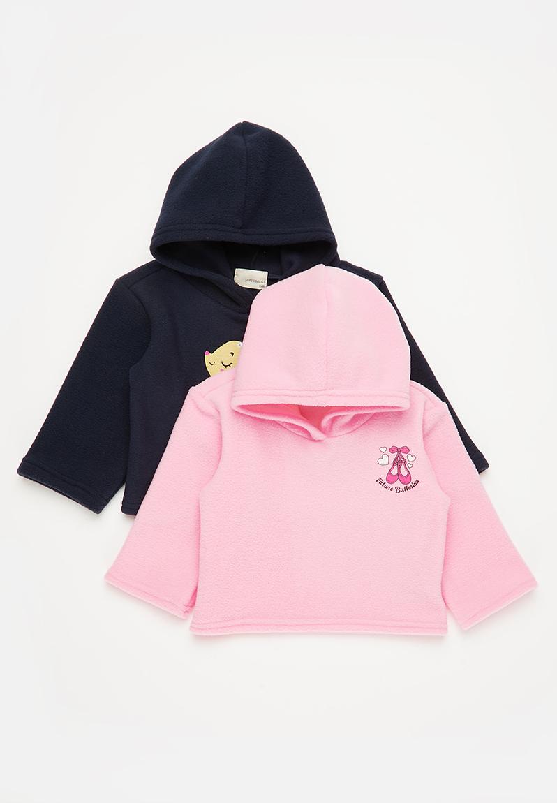 2 pack polar fleece set - grey & cerise pink Superbalist Tops ...