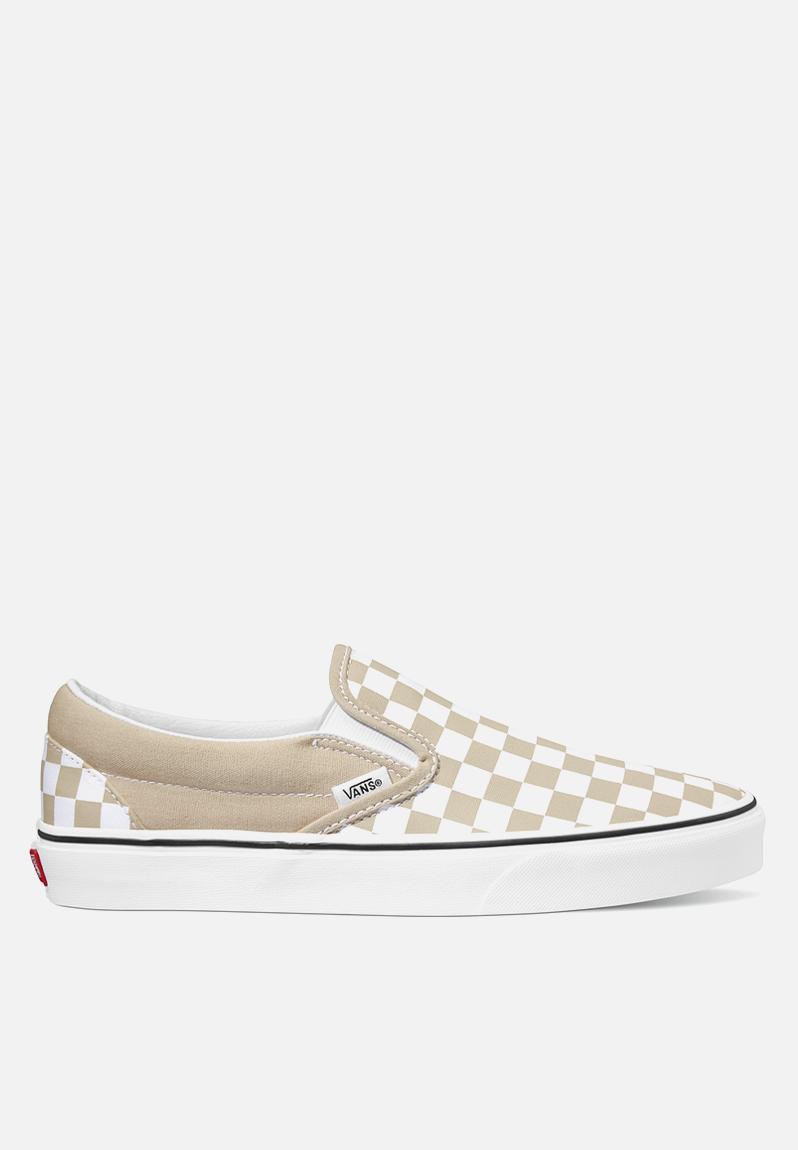Ua classic slip-on - vn0a7q5dbll1 - color theory checkerboard french oak