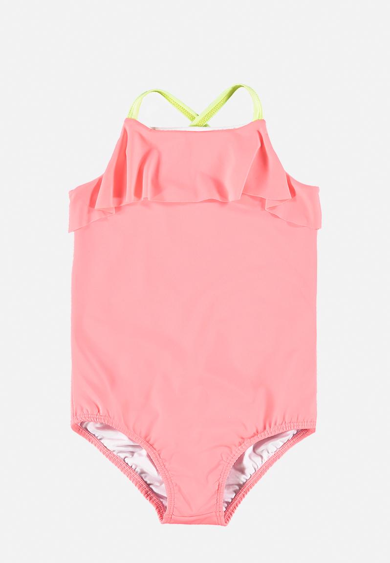 Upf 50+ sun protection swimsuit - pink4