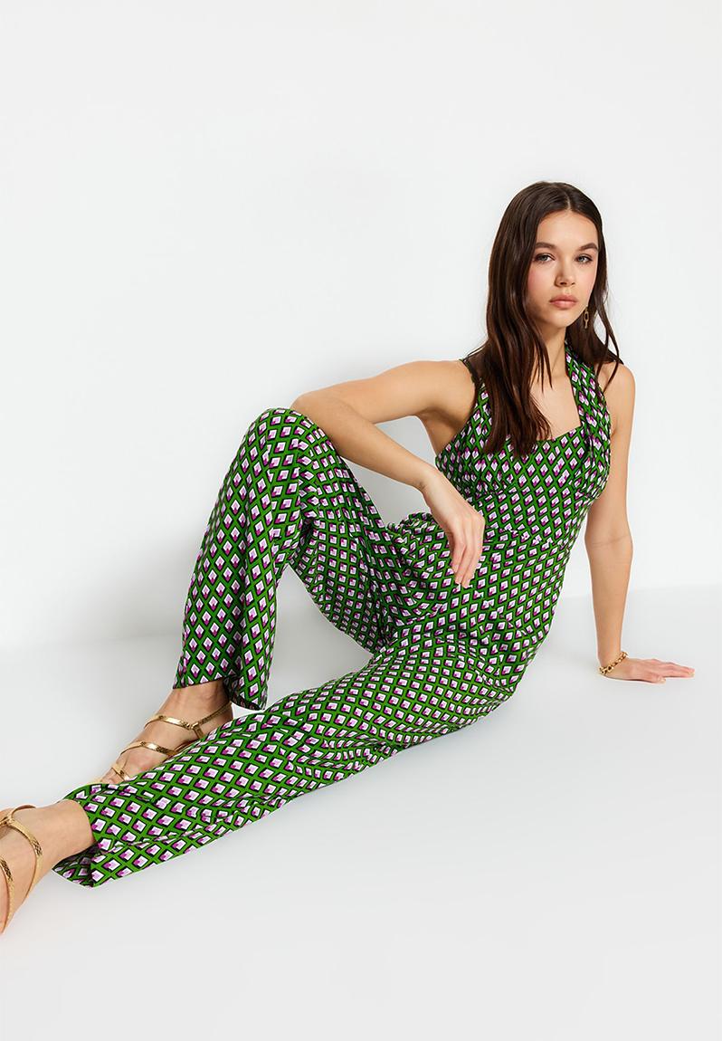 Geo long jumpsuit - green Trendyol Jumpsuits & Playsuits | Superbalist.com