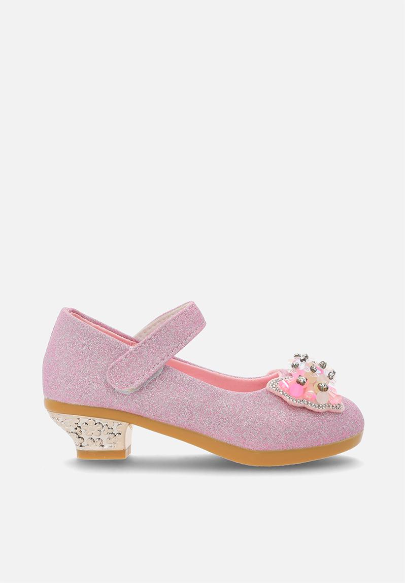 Girls kitten heel - glitter pink POP CANDY Shoes | Superbalist.com