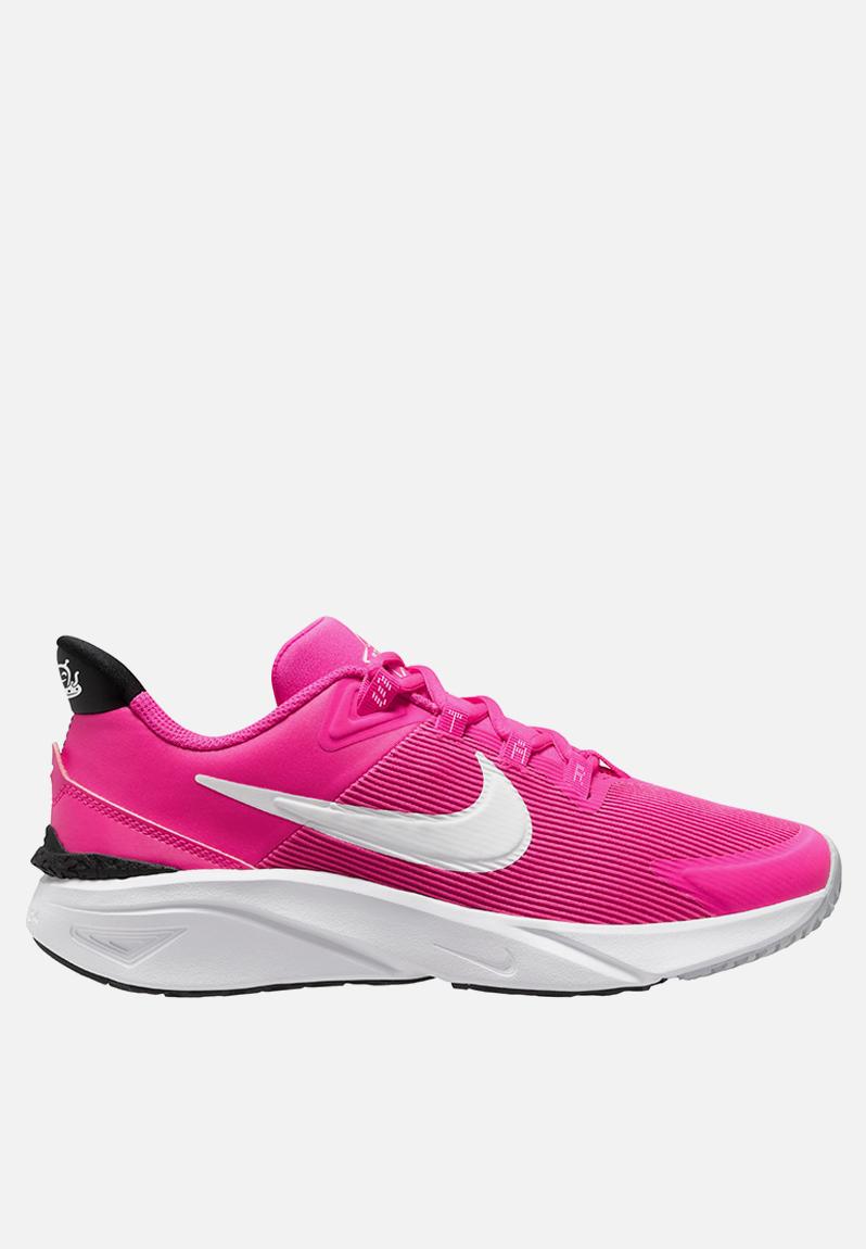 Nike star runner 4 nn (gs) - fierce pink/white/black/playful pink