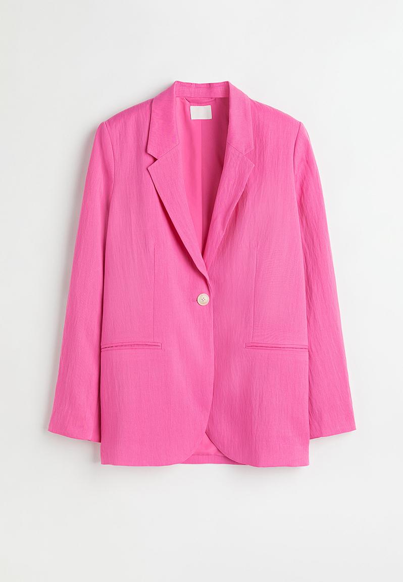 Lyocell-blend jacket - cerise - 1043914010