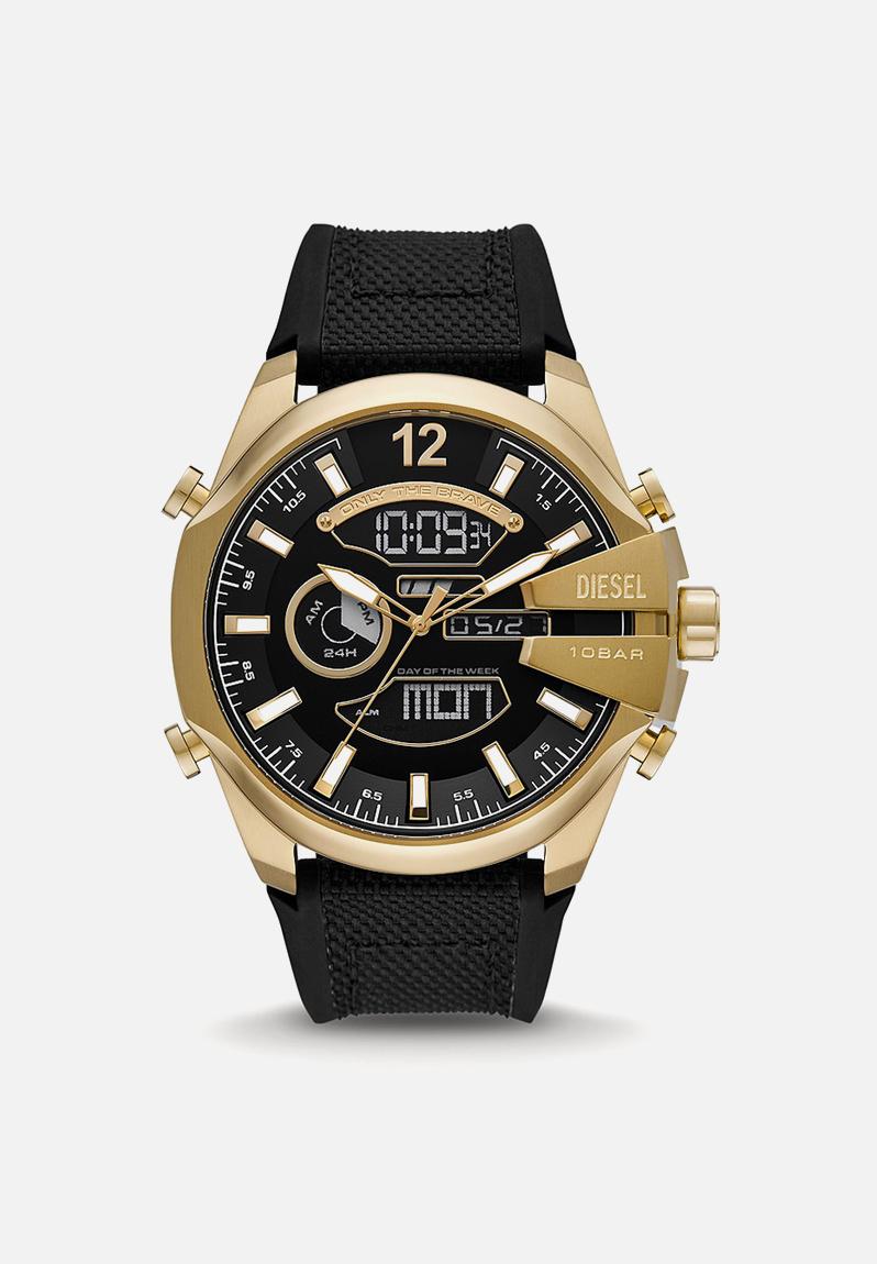 Mega chief - black & gold silicone