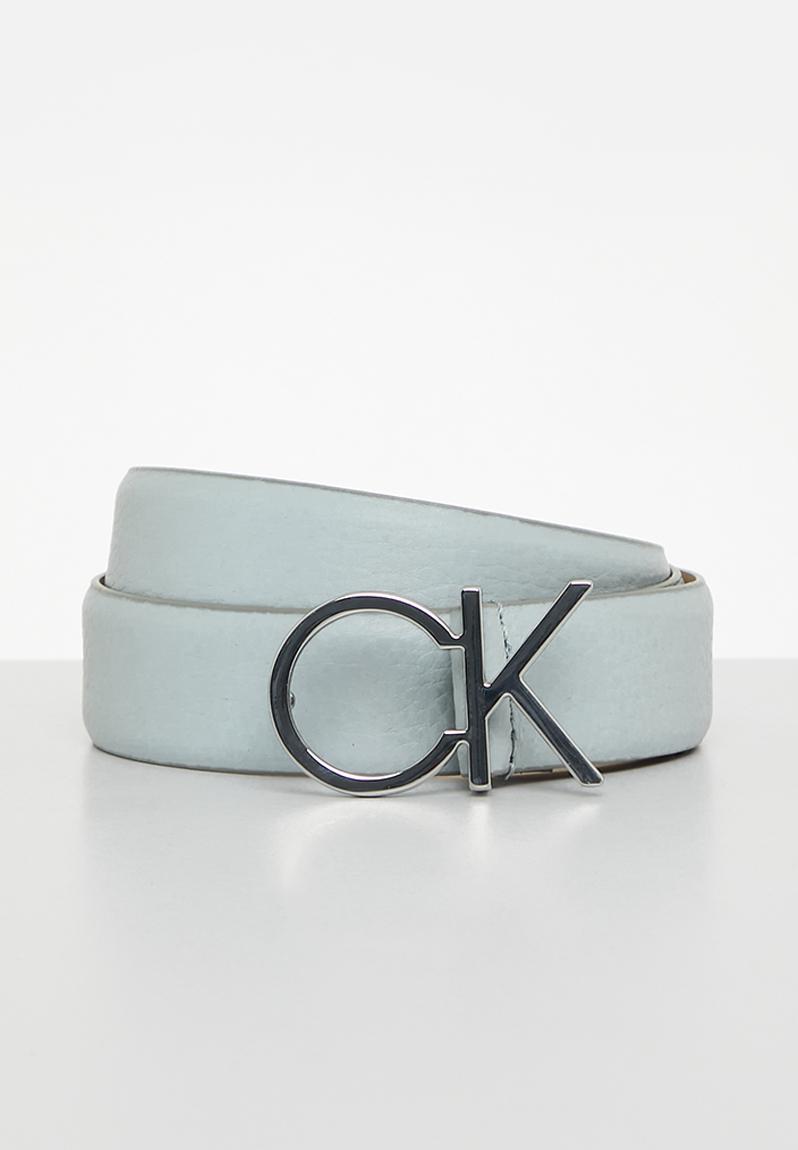 Re-lock ck logo belt 30mm pbl - pearl blue