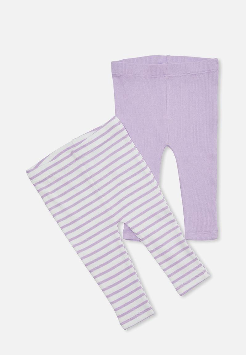 2 pack essentials skinny legging - lilac drop