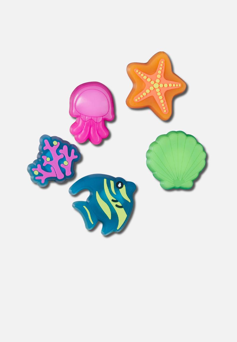 Lights up under the sea 5 pack jibbitz - multi-colour