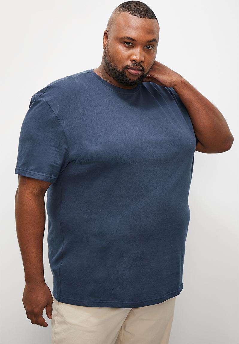 Nate plus BCI crew neck tee - navy