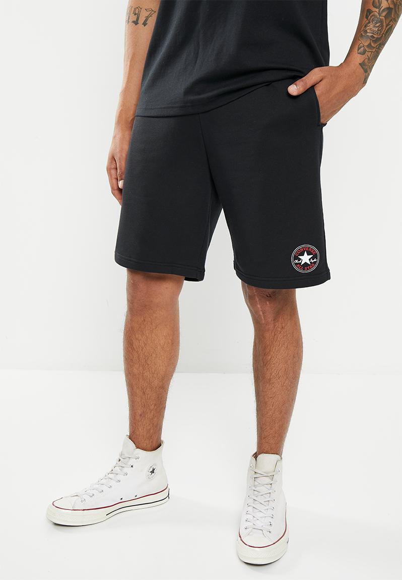 Novelty chuck patch short - black Converse Shorts | Superbalist.com