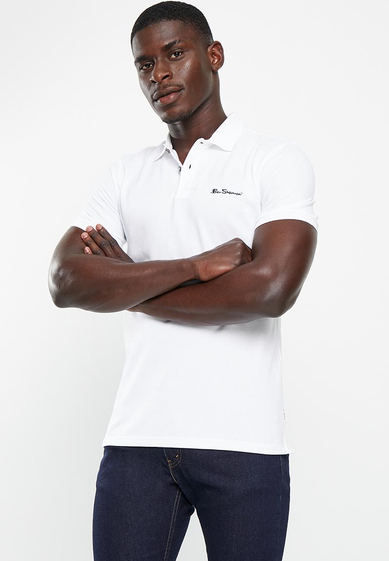 Ben polo short sleeve - white