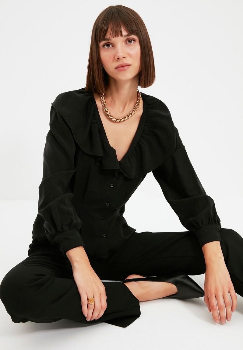 Collar detailed shirt - purple (1) Trendyol Shirts | Superbalist.com