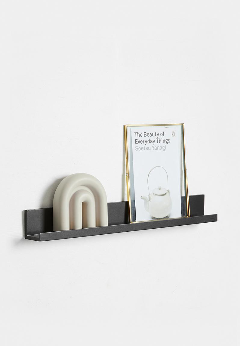 Kim wall shelf small - black