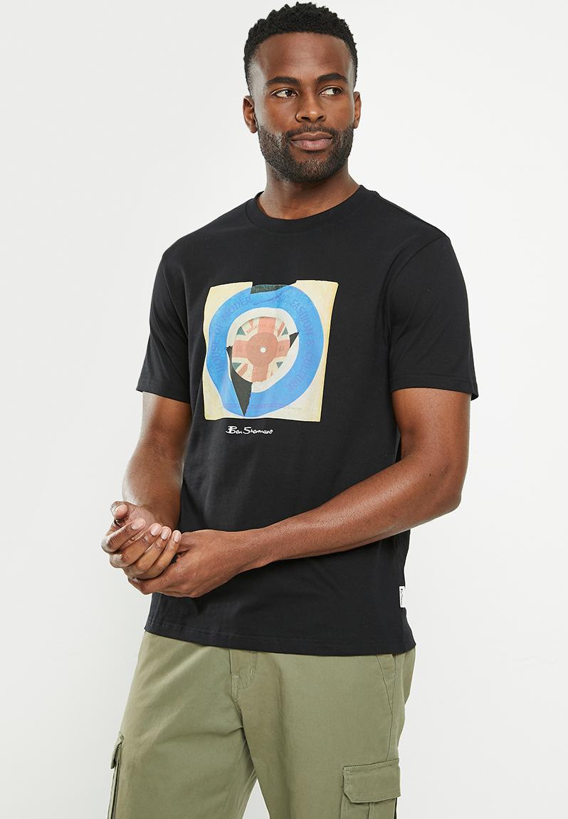 45 Record target tee-shirt - black