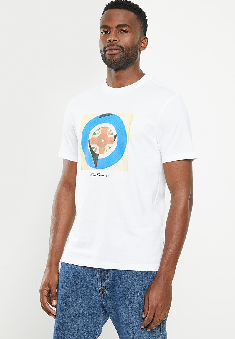45 Record target tee-shirt - white Ben Sherman T-Shirts & Vests ...