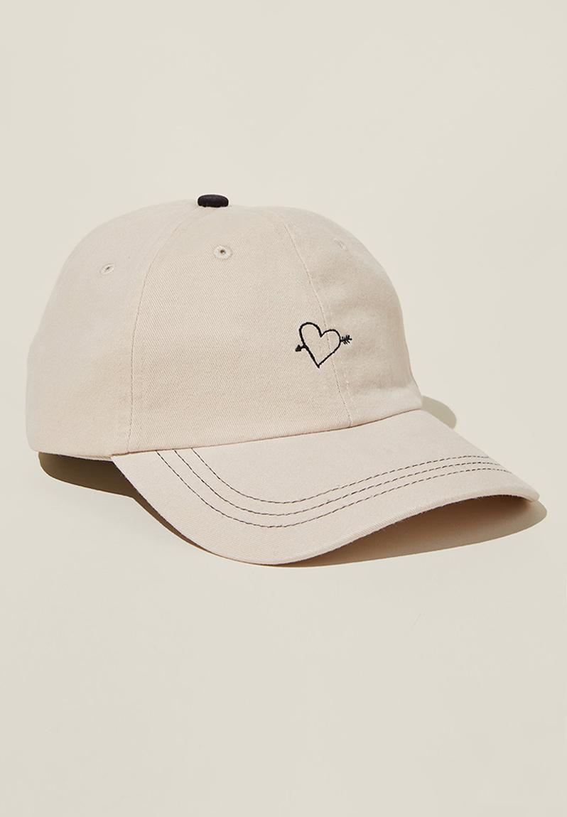 Classic dad cap - arrow heart/ecru Rubi Headwear | Superbalist.com