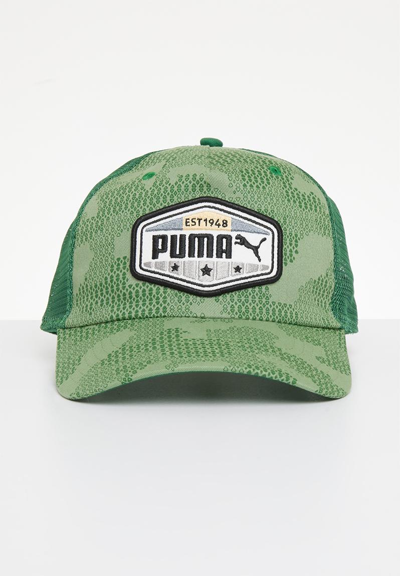 Prime trucker cap - dusty green PUMA Headwear | Superbalist.com
