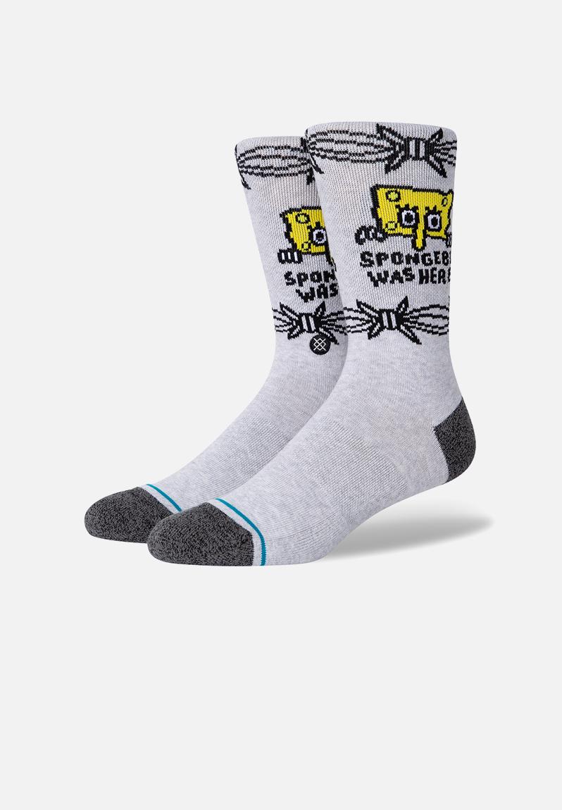 Bob was here socks - heather grey