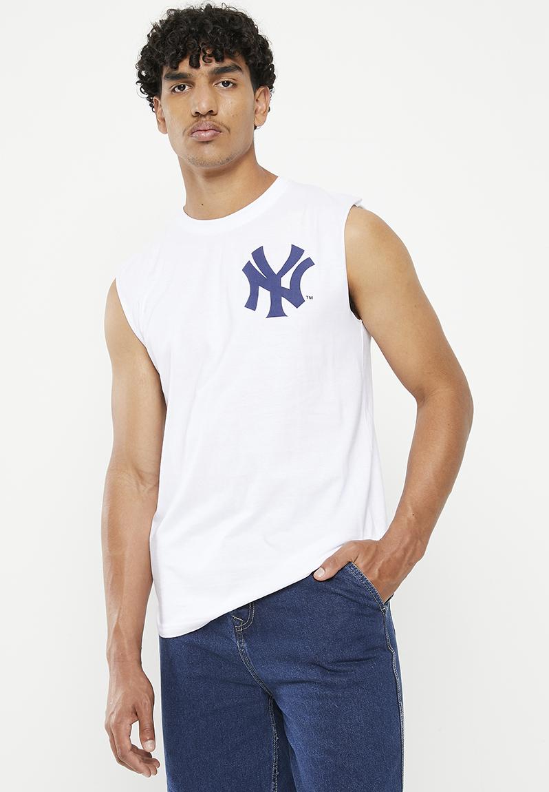 Men's intro vest ny yankees - white