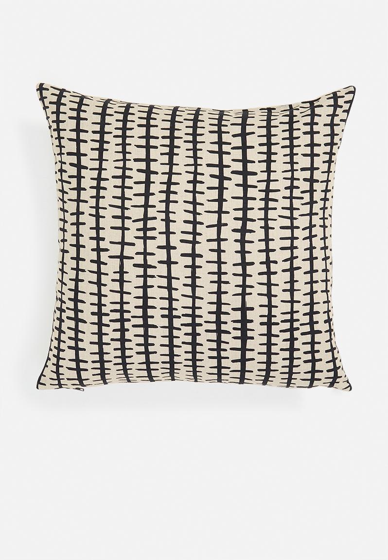 Border Fence cushion cver-Oyster
